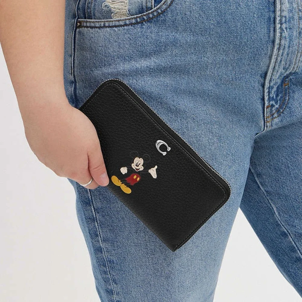 Coach | Bags | Coach Disney X Coach Essential Accordion Zip Black ...